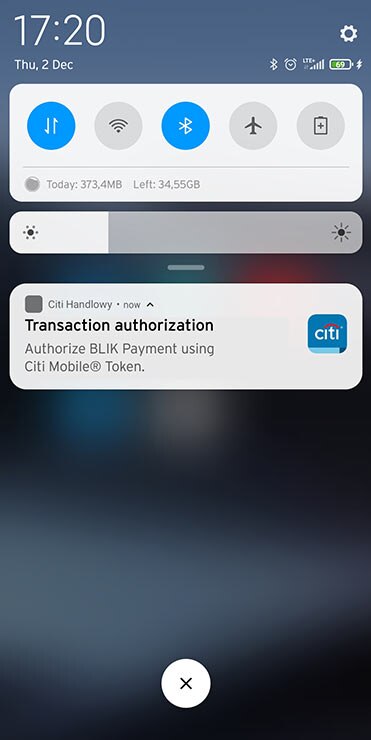 Activate BLIK and pay with a click