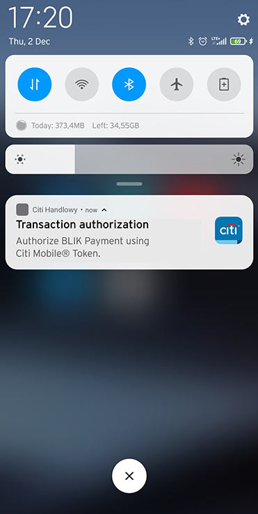 Activate BLIK and pay with a click